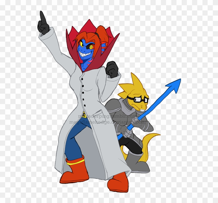[art] Undyne Would Make A Terrifying Mad Scientist - Mad Alphys - Free ...